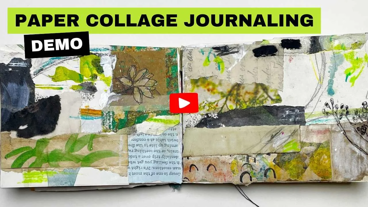 Journaling With Paper Collage Demo with Roben-Marie Smith