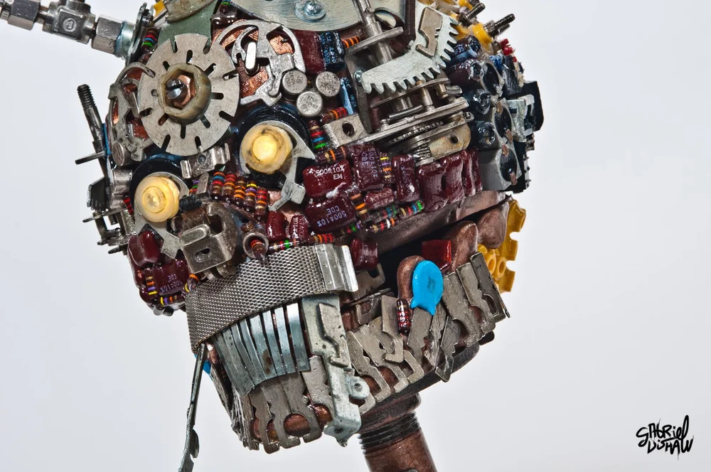 Skull Sculptures | Upcycled Luxury Art — Gabriel Dishaw Art