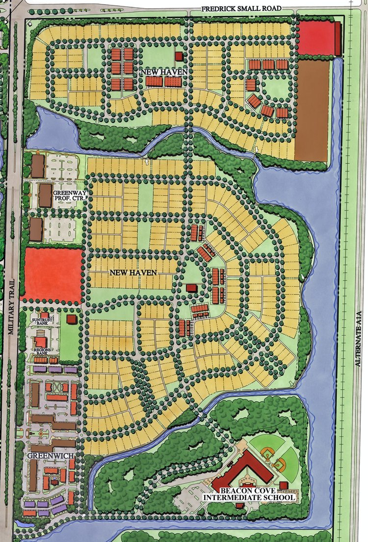 Area Map Of Abacoa Jupiter Recommended Attractions And Establishments