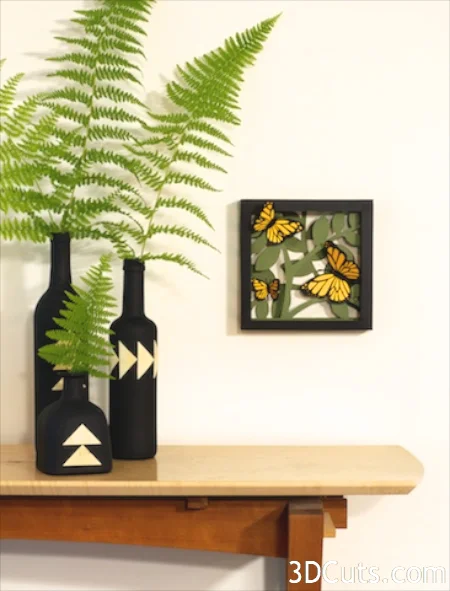 Butterfly Shadow Box — 3DCuts.com