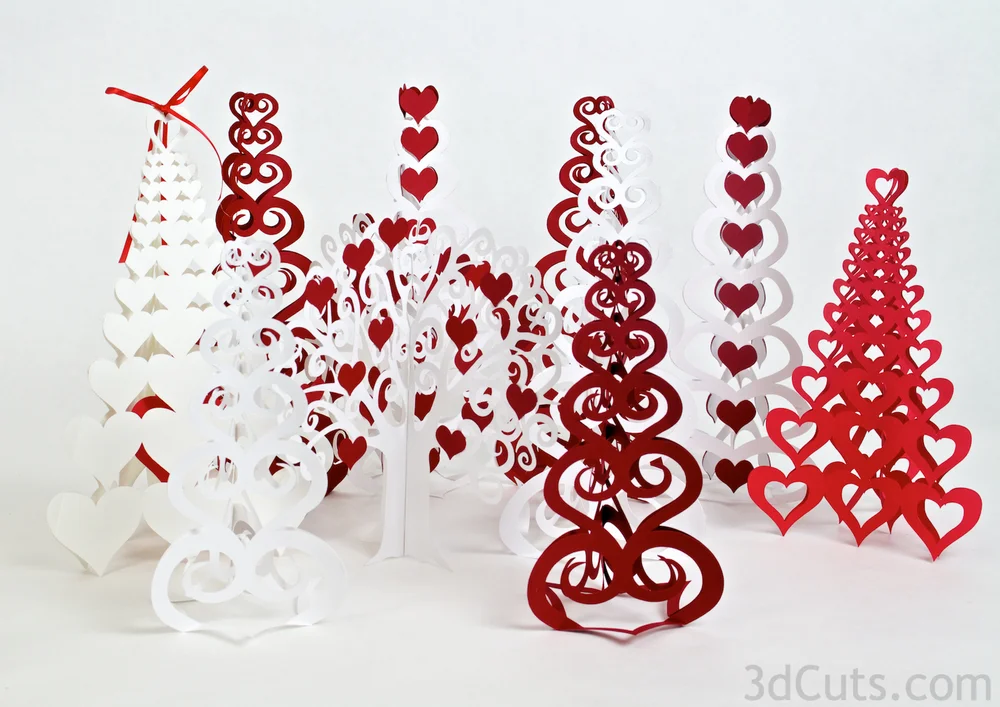 Swirly Heart Tree