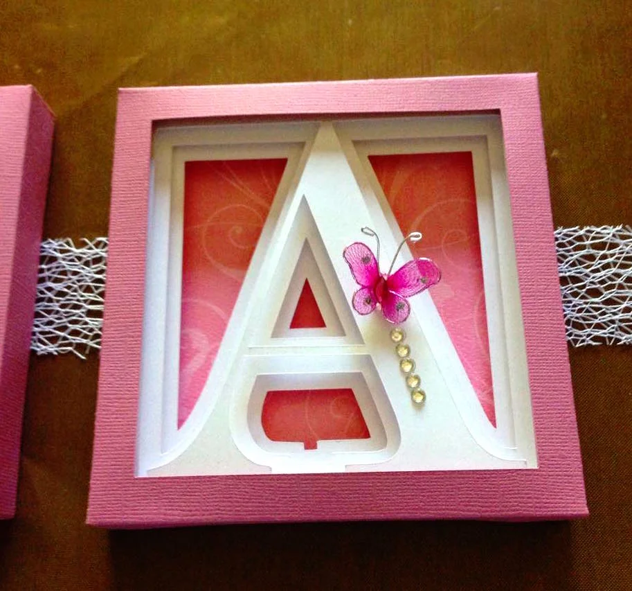 Alphabet Shadow Box Display — 3DCuts.com
