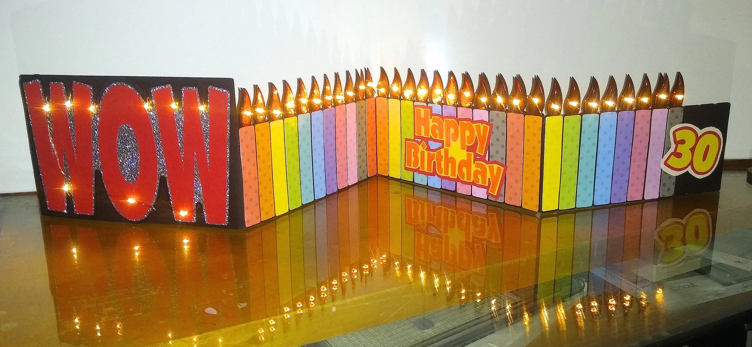 WOW Card with LED Lights! — 3DCuts.com