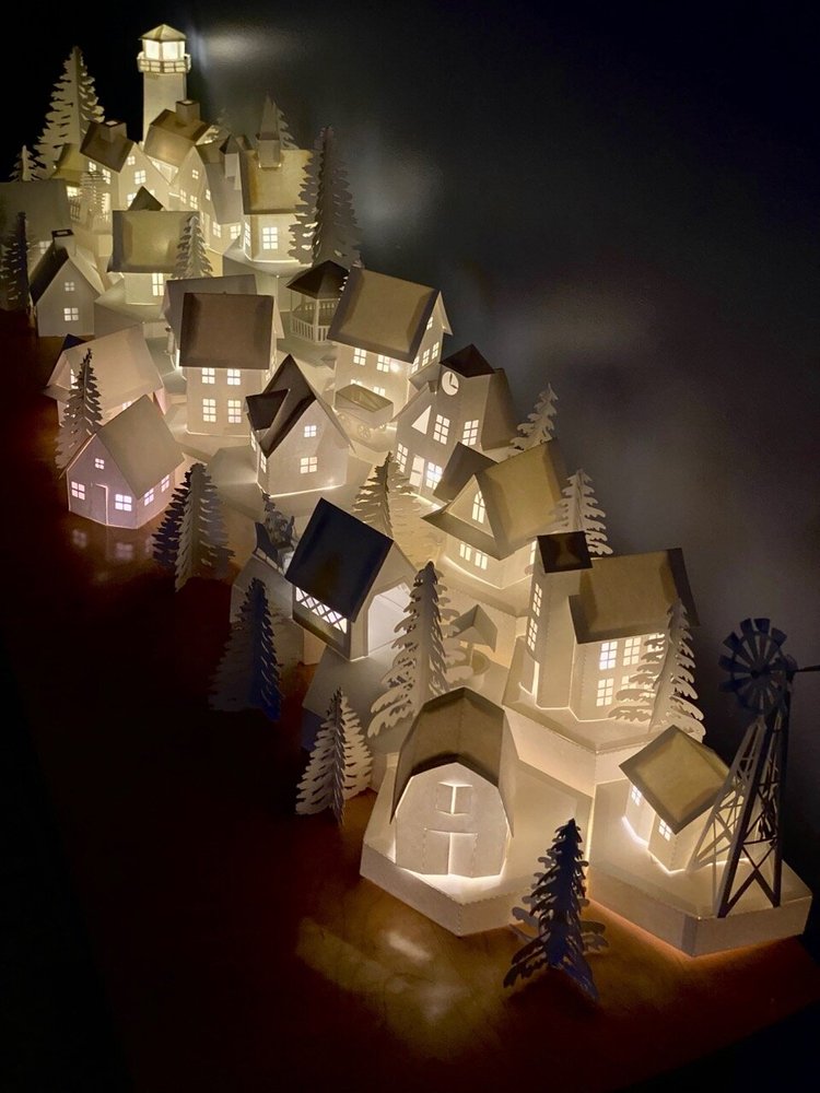 Tea Light Village -Library-Tutorial — 3DCuts.com