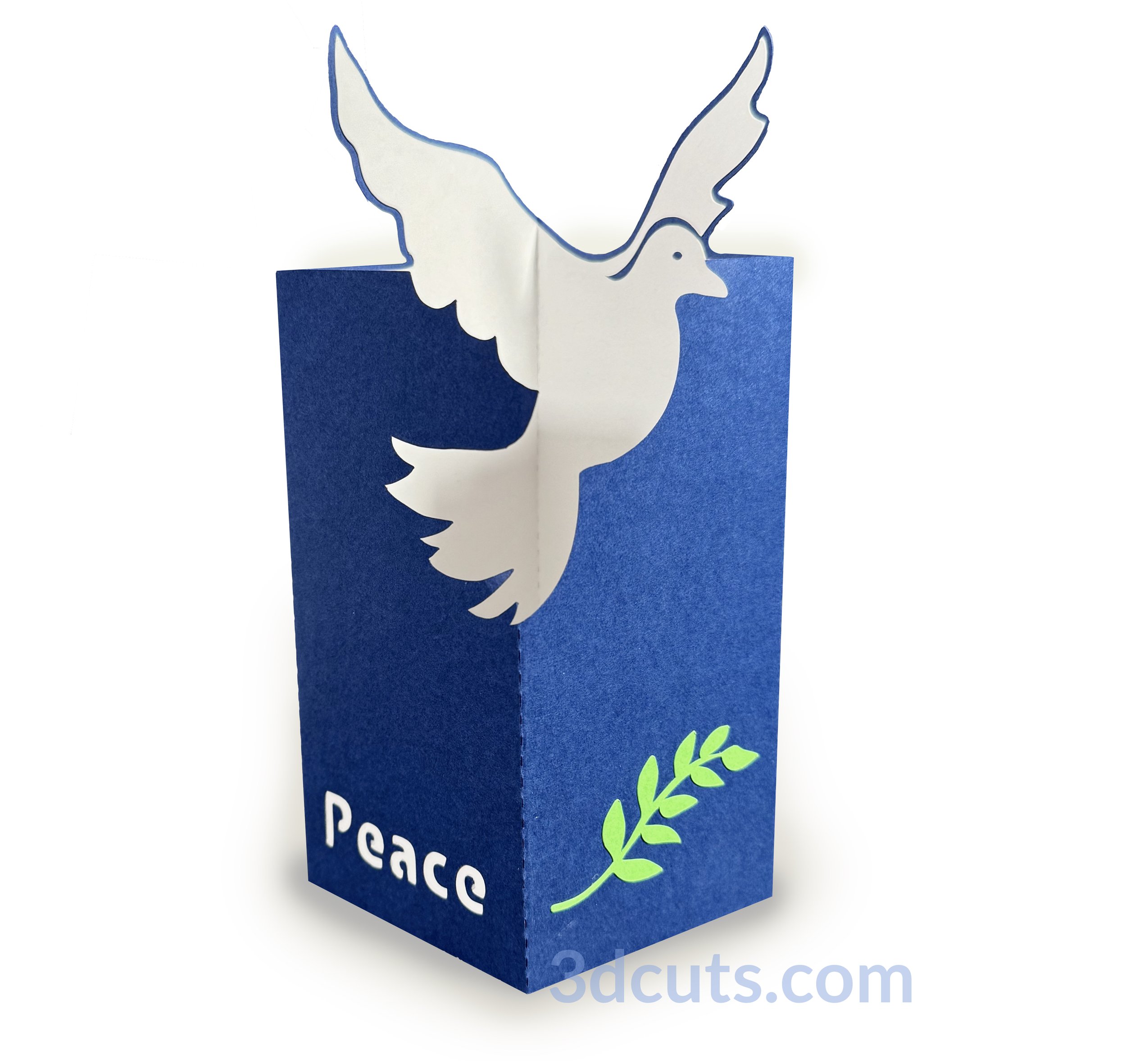 Dove 3D Card — 3DCuts.com