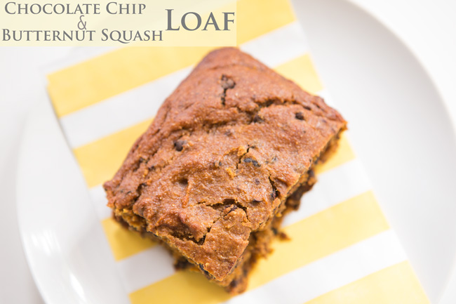 Chocolate Chip Butternut Squash Loaf — YOGABYCANDACE