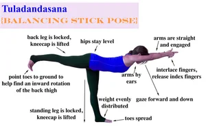 How to do Balancing Stick Pose — YOGABYCANDACE