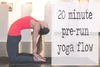 20 Minute Pre-Run Warm Up Yoga Video — YOGABYCANDACE