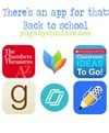 There's an app for that: Back to School Apps — YOGABYCANDACE