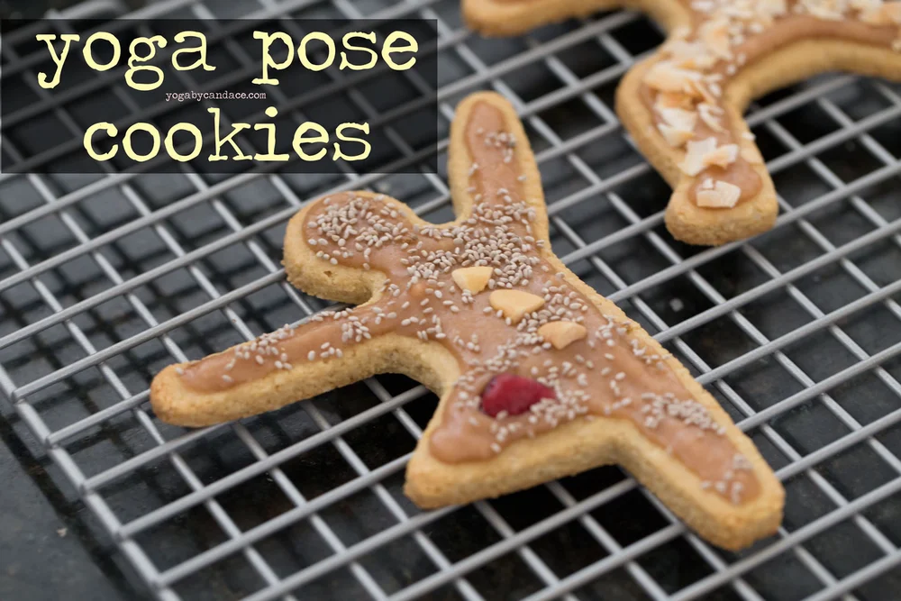 Yoga Pose Paleo Cookies — YOGABYCANDACE