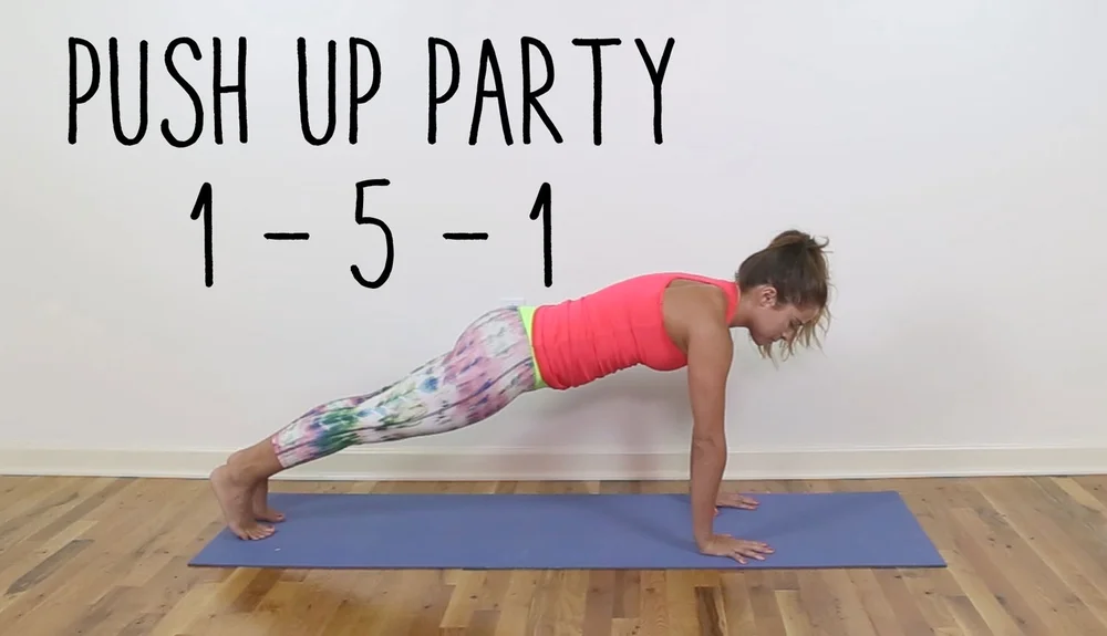 Push Up Party — YOGABYCANDACE