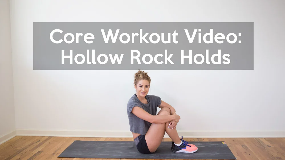 Workout Wednesday: Hollow Rock Hold Video for Core Strength — YOGABYCANDACE