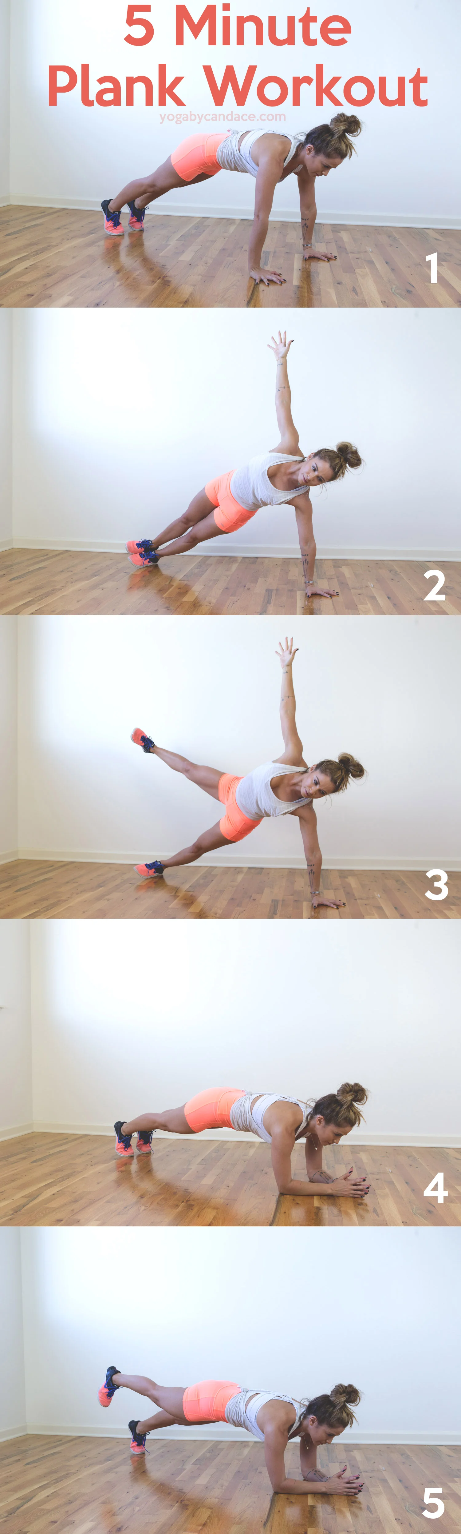 5 Minute Plank Workout For Core Strength YOGABYCANDACE 5 Minute Plank Workout For Core Strength YOGABYCANDACE