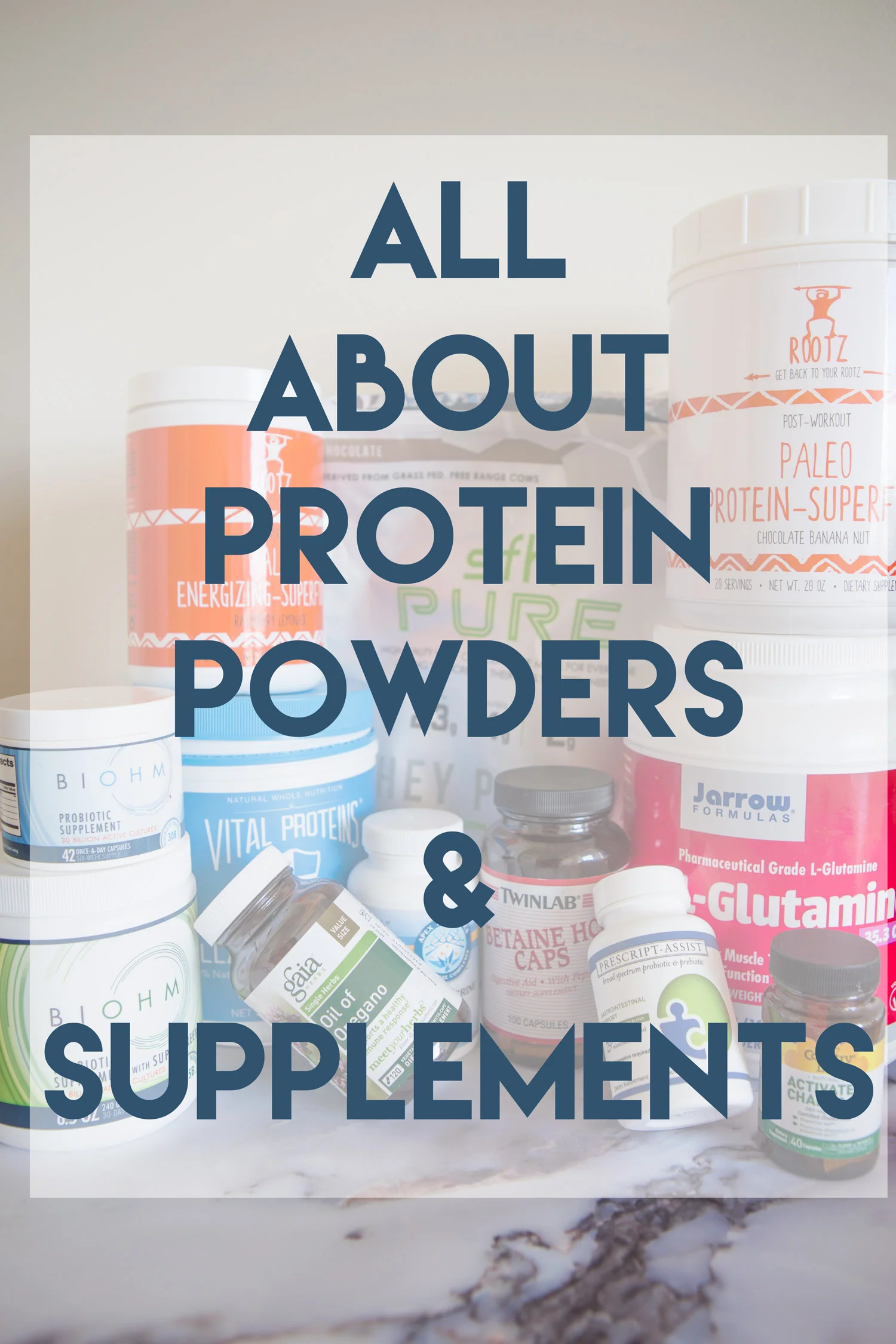 All About Protein Powders and Supplements I Use — YOGABYCANDACE