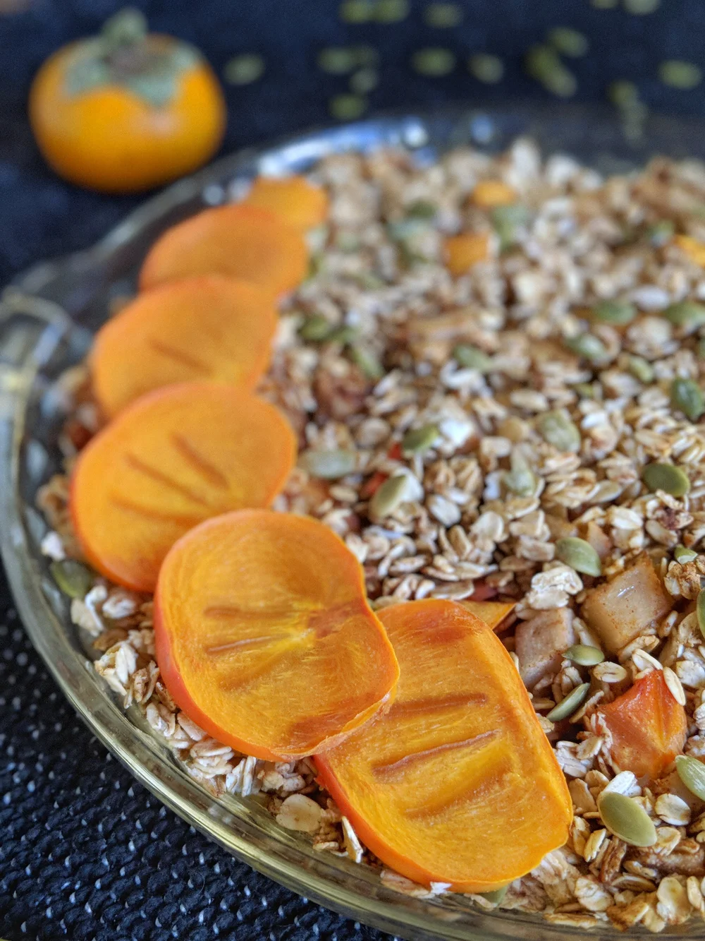 Pear, Persimmon, & Pepita Baked Oatmeal — YOGABYCANDACE