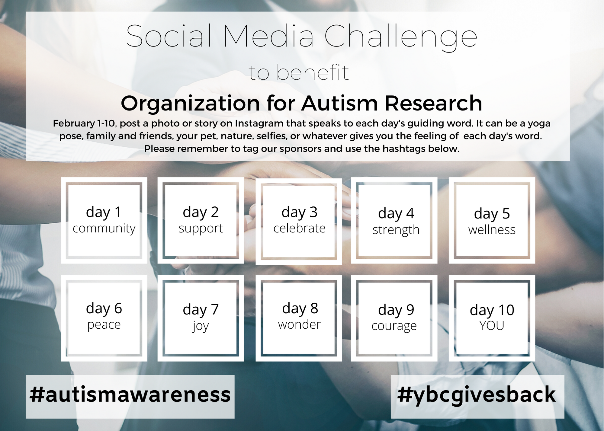 YBC® Gives Back: A Fundraiser for Autism Awareness — YOGABYCANDACE