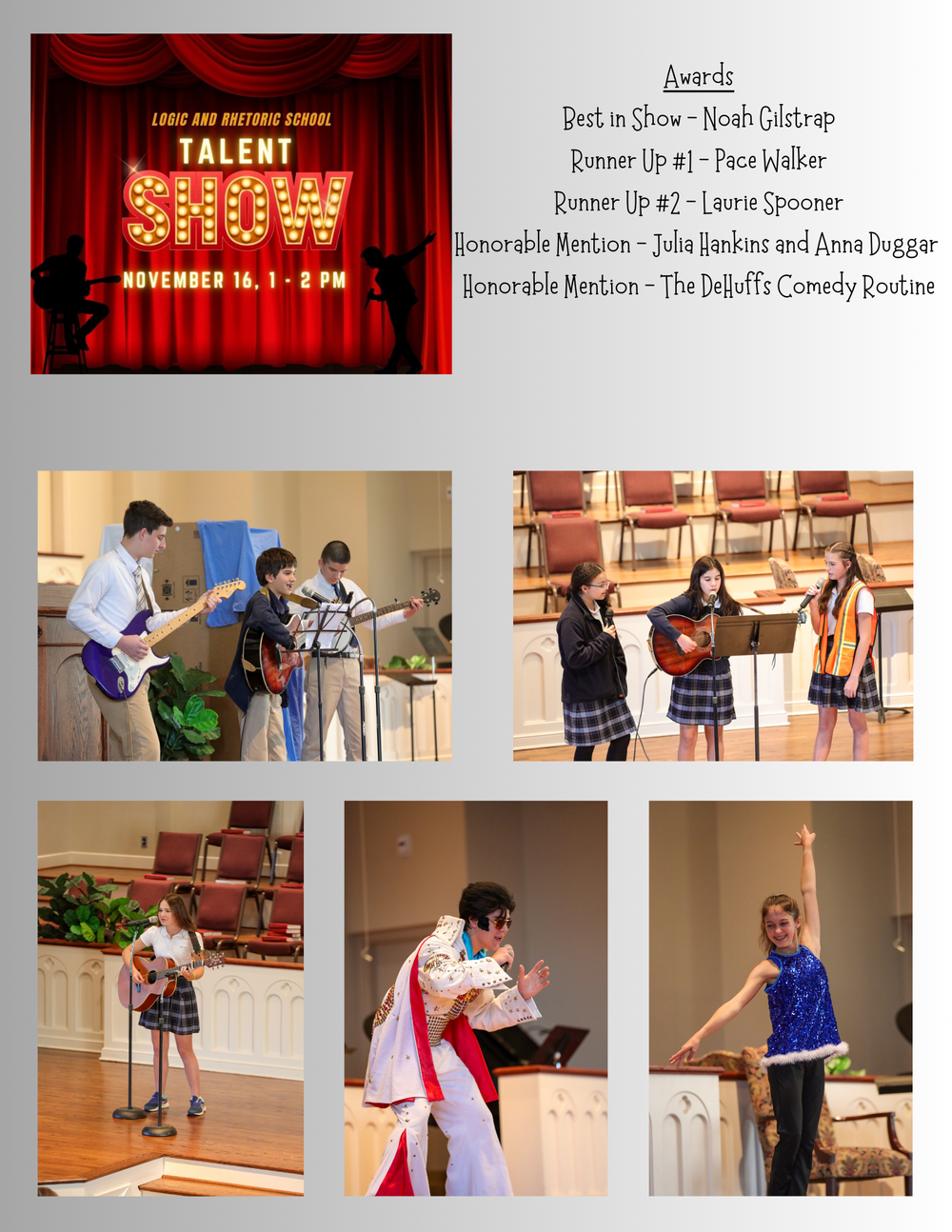 Talent Show — Eastwood Christian School