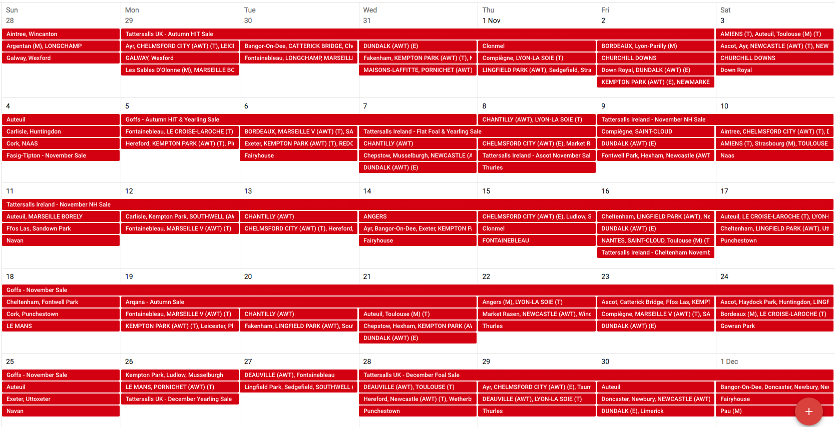 The NTF Racing Diary-2025 Horse Racing Diary