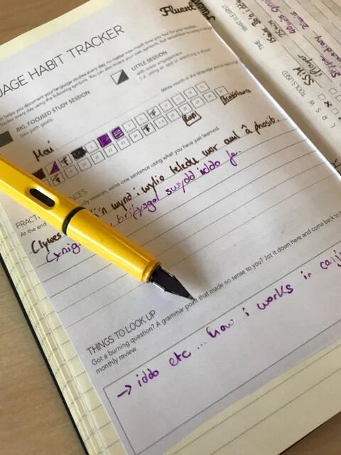 How To: Bullet Journal for Effective Language Learning by Fluent Language