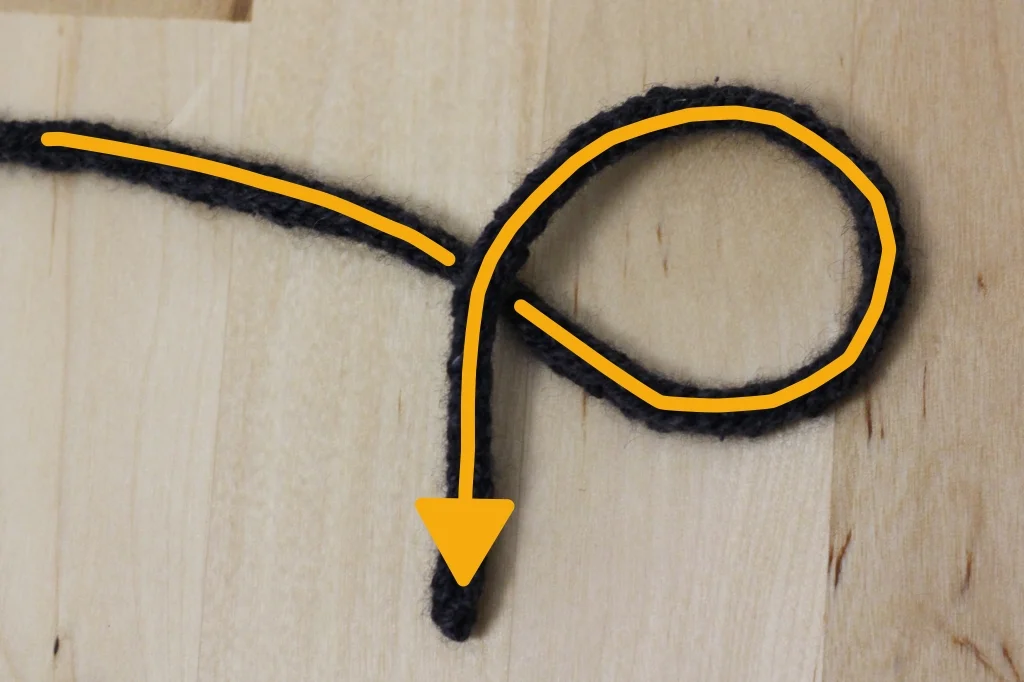 I-Cord Necklace How To — With Wool