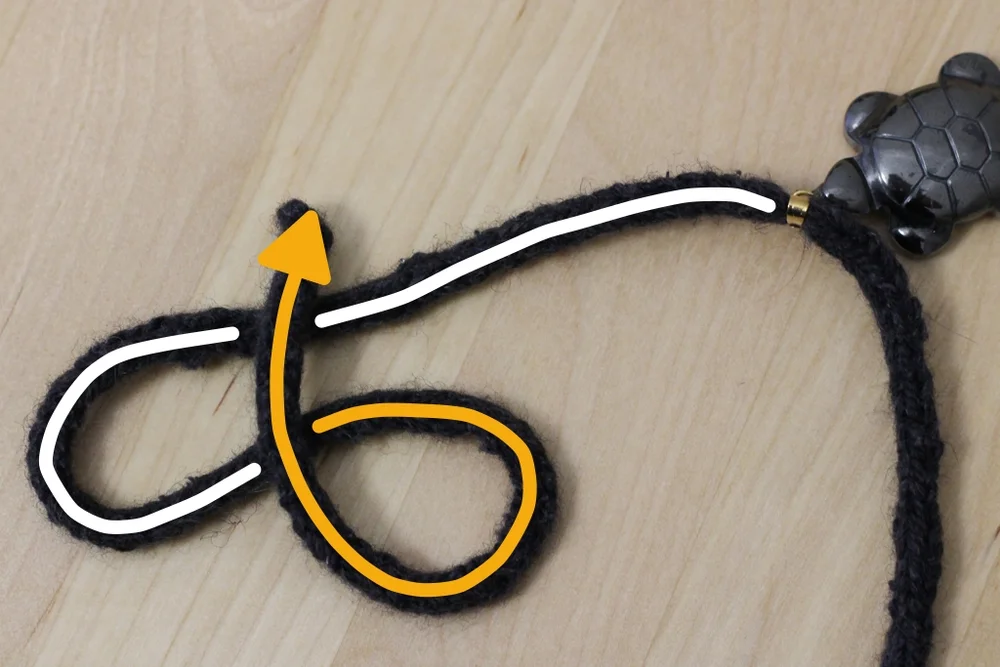 I-Cord Necklace How To — With Wool