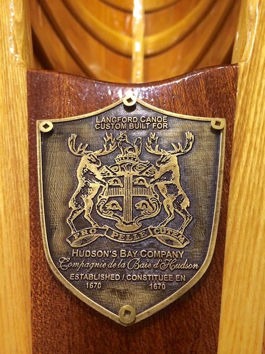 Own a Commemorative Hudson's Bay Canoe — Traversing