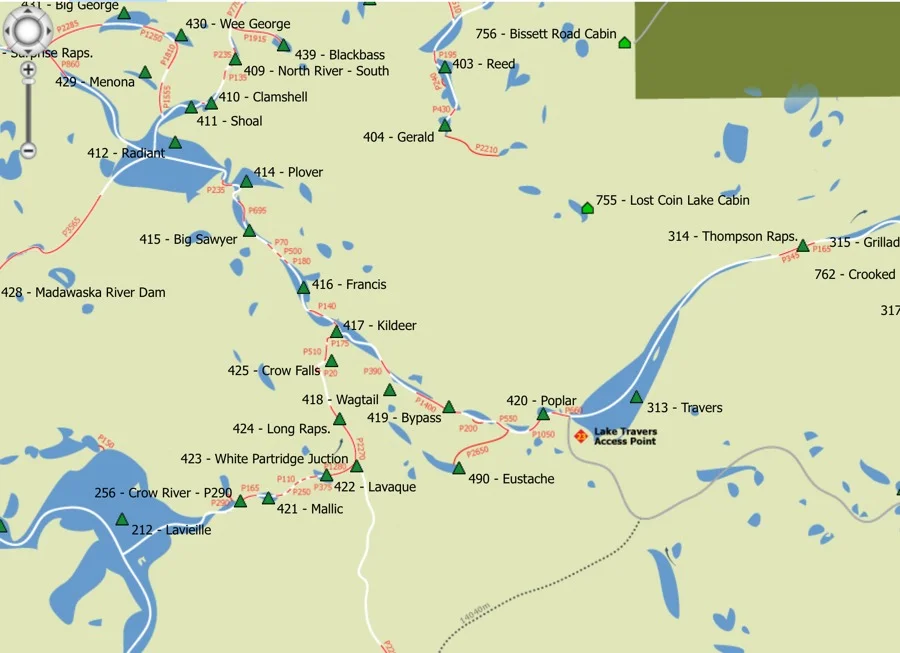 Ontario Parks Releases Official QEII Camping, Canoeing & Campsite Map ...