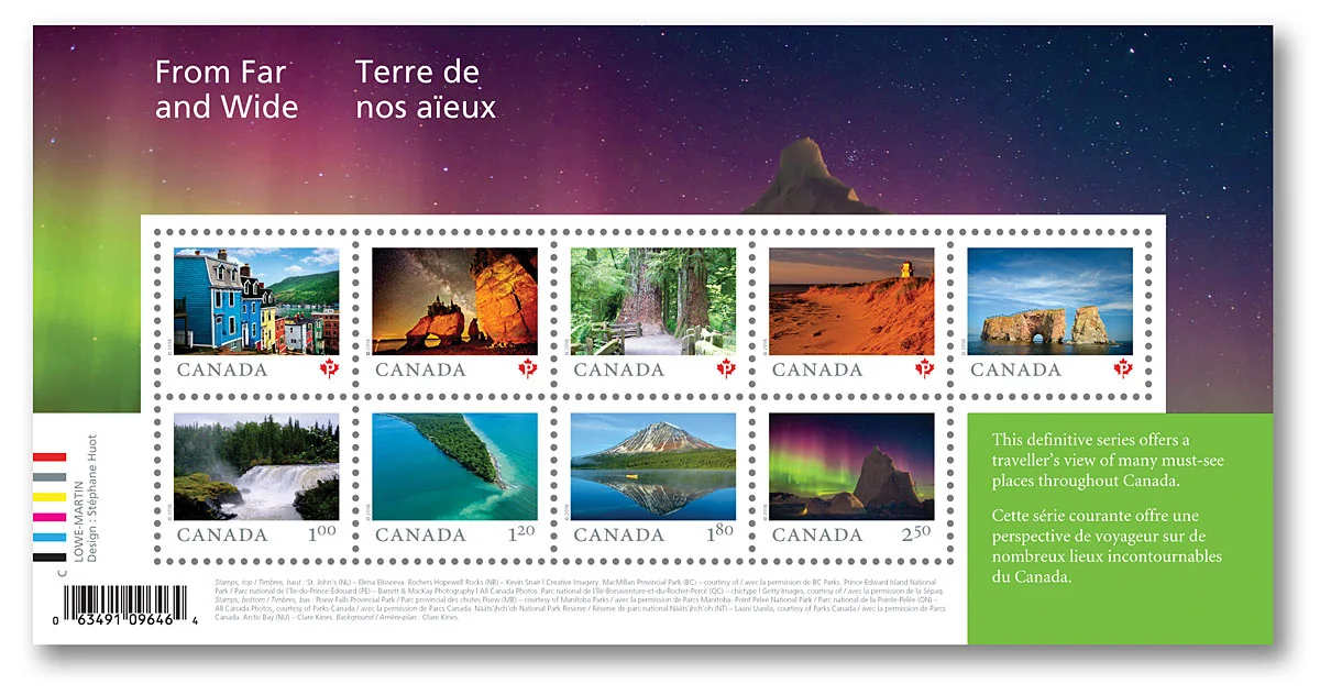 Canada Post Features Canadian Parks On New 2018 Stamps — Traversing