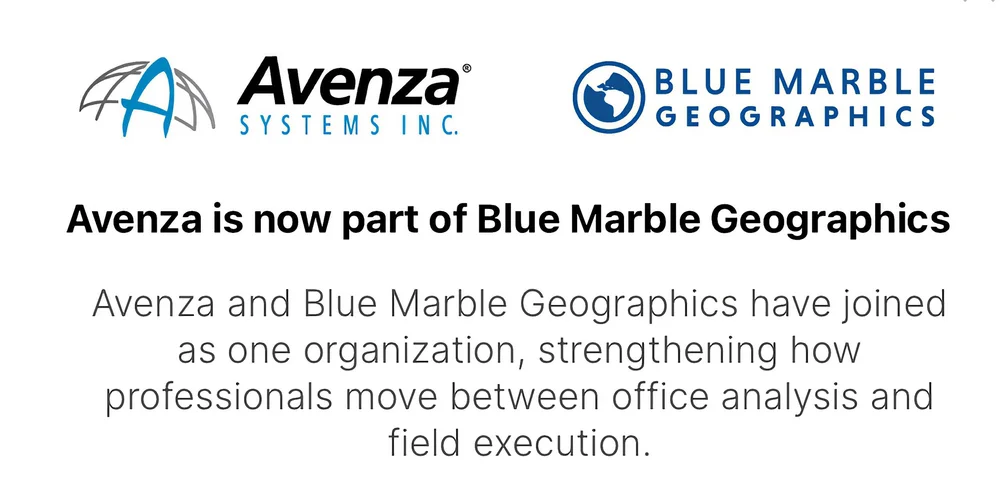 Avenza Merges With Blue Marble Geographics — Traversing