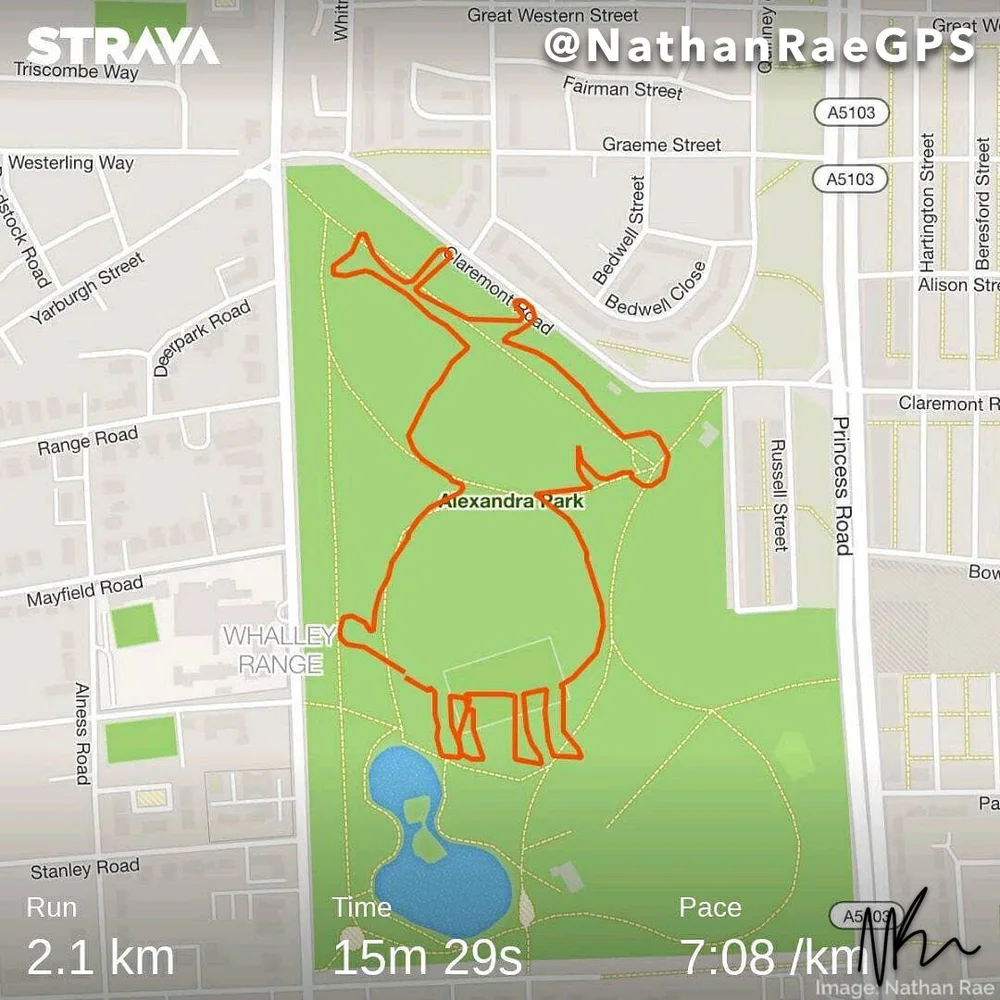 GPS Art — Nathan Rae