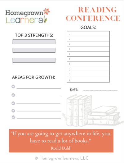 How to Set Reading Goals with Children — Homegrown Learners