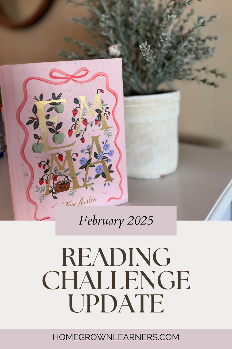 2025 Book Challenge: February Update — Homegrown Learners