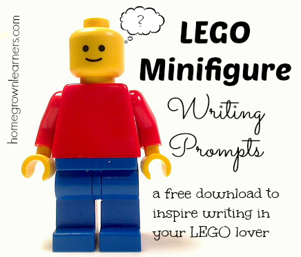 LEGO Minifigure Writing Prompts — Homegrown Learners