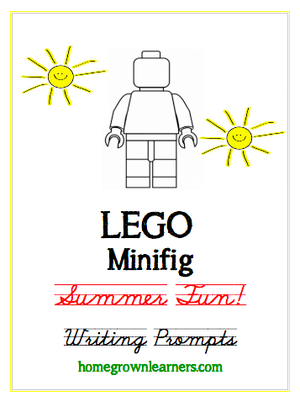 LEGO Minifig Summer Fun Writing Prompts — Homegrown Learners