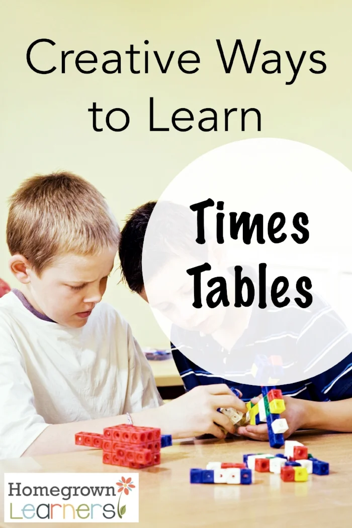Creative Ways To Learn Times Tables Homegrown Learners Creative Ways To Learn Times Tables Homegrown Learners