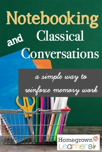 Notebooking and Classical Conversations — Homegrown Learners