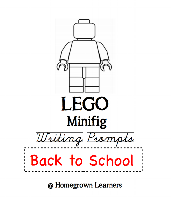 LEGO Minifig Back to School Writing Prompts — Homegrown Learners