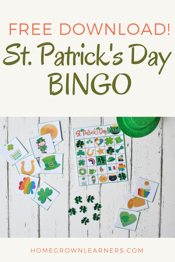 St. Patrick's Day BINGO — Homegrown Learners