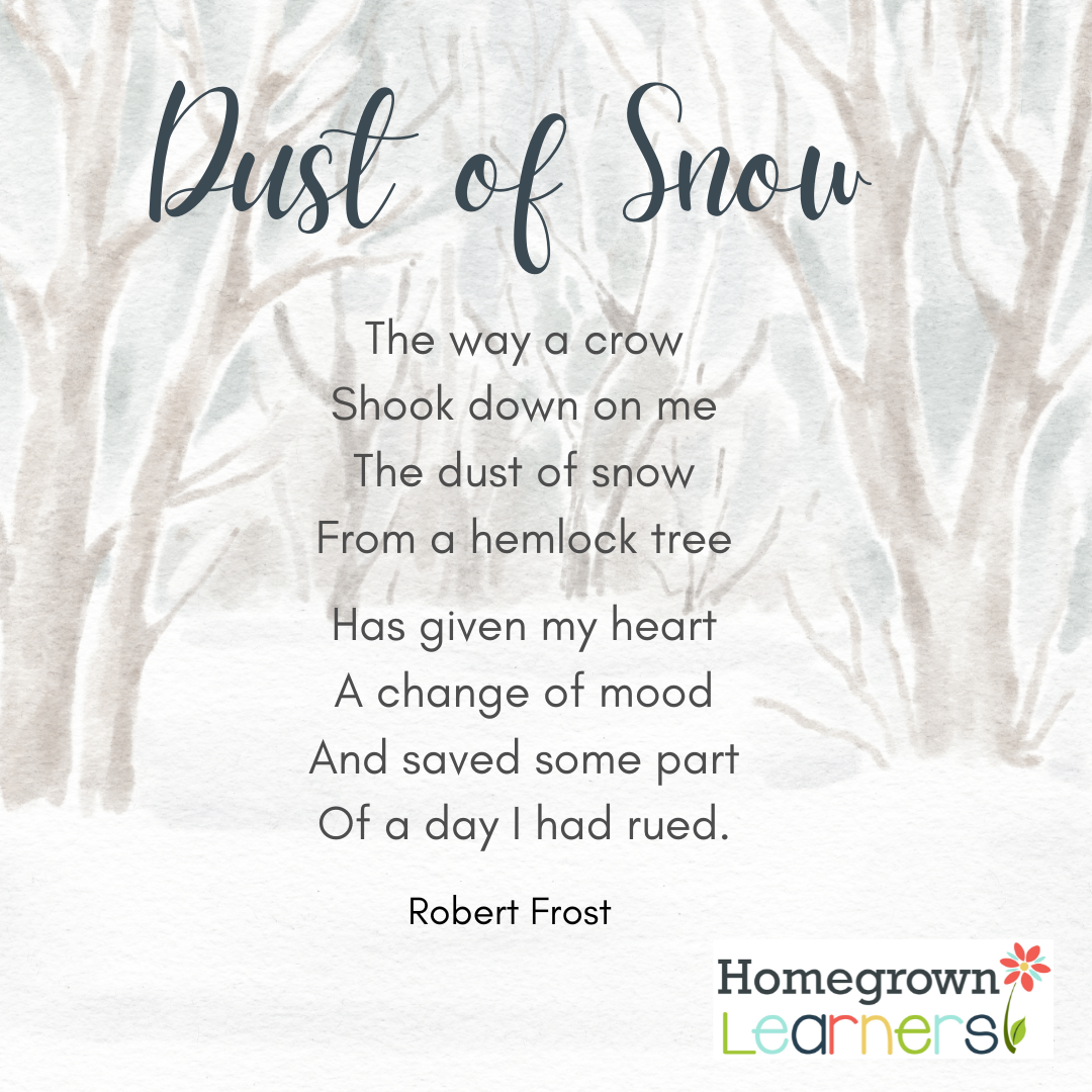 Three Winter Poems For Children To Memorize Homegrown Learners