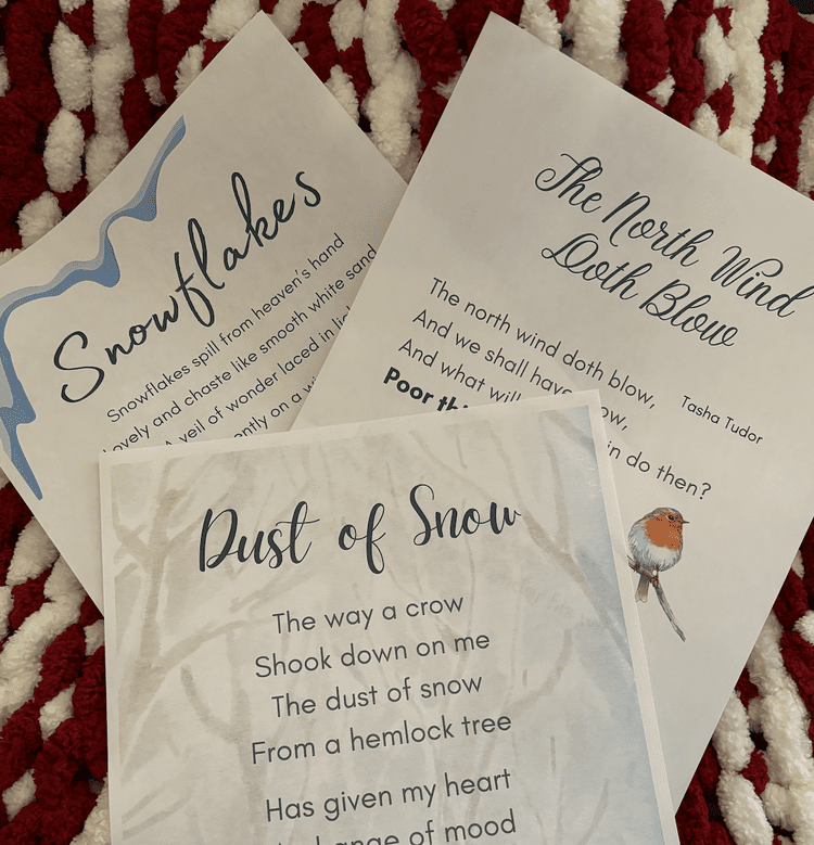 Three Winter Poems for Children to Memorize — Homegrown Learners