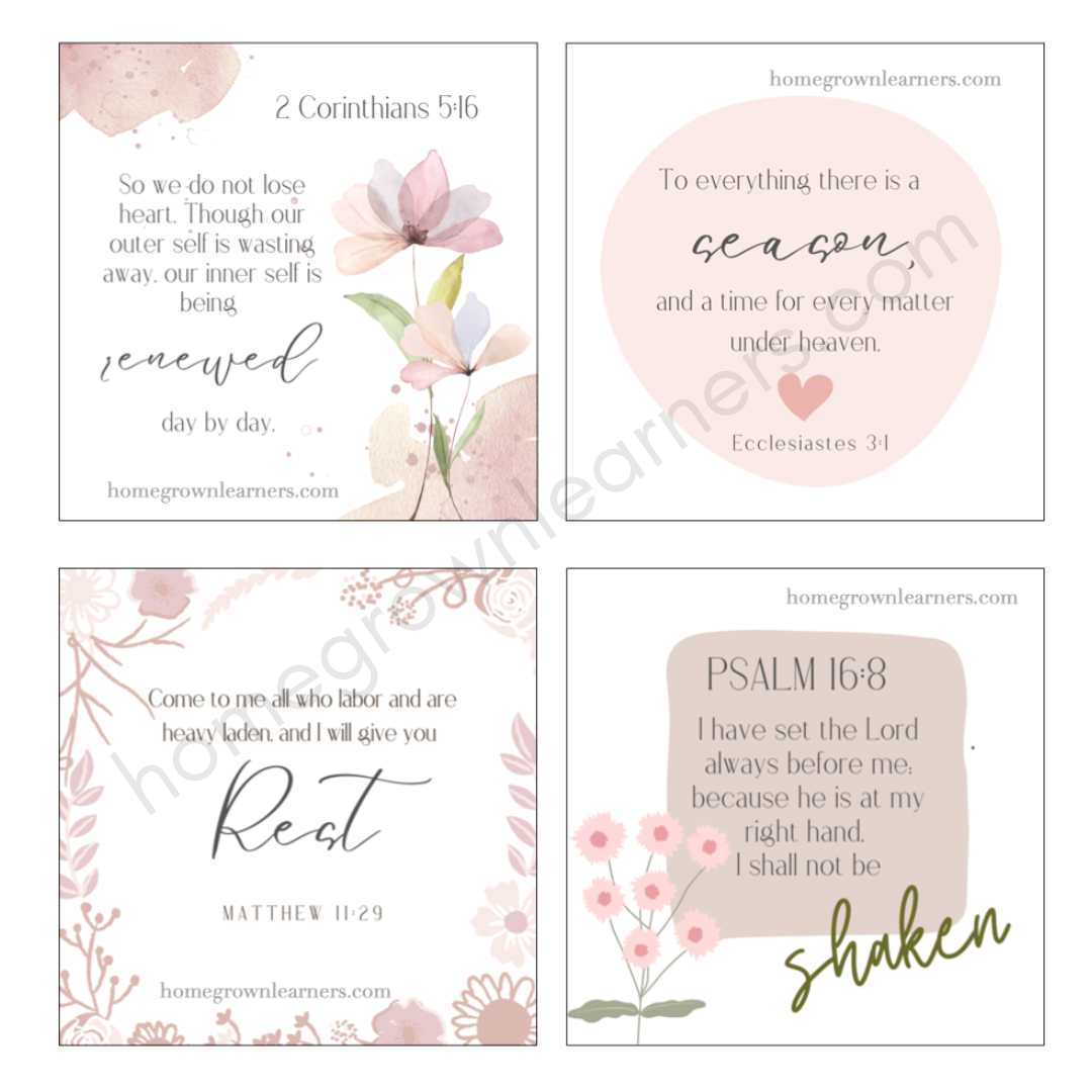 Printable Scripture Cards — Homegrown Learners