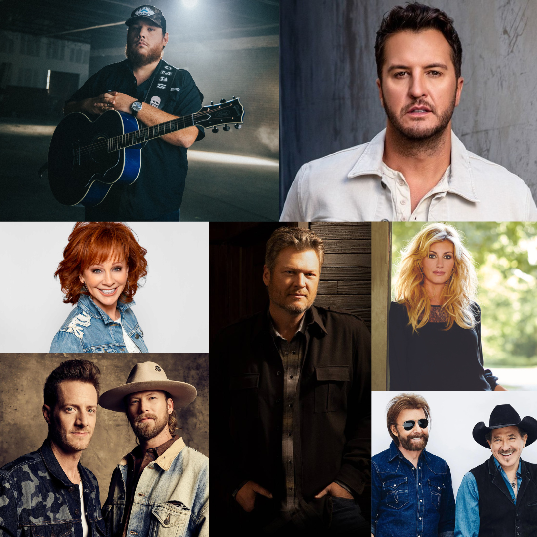 Country Music Artists Collage