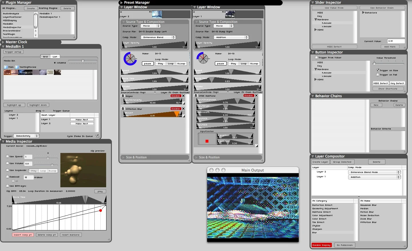 The history of VDMX in images — VDMX - MAC VJ SOFTWARE