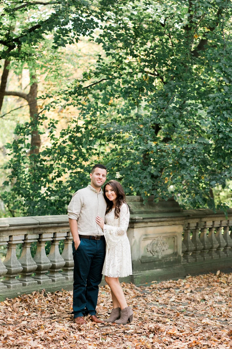 Helena & John | NYC Fall Engagement Session — Stephanie Sunderland