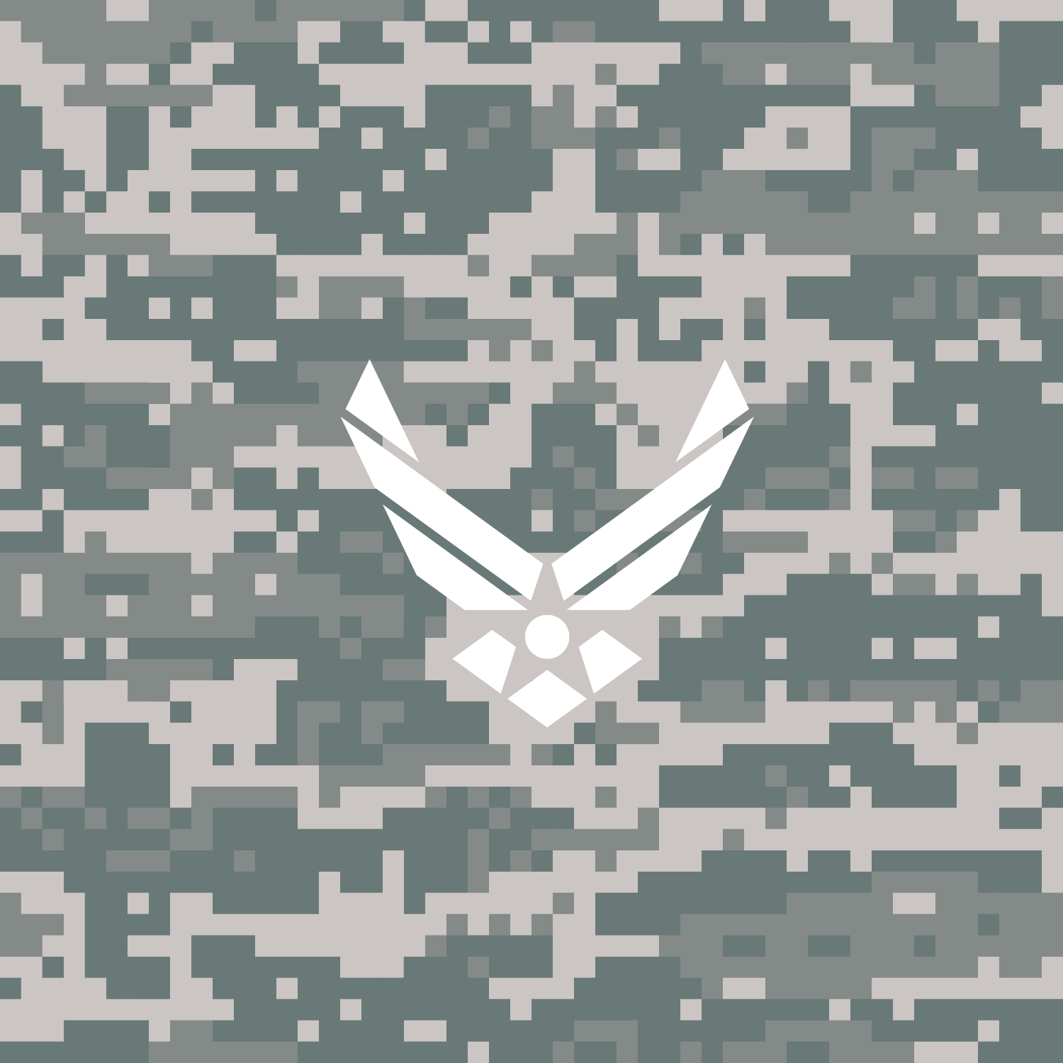 Air Force Camo Logo Wallpaper