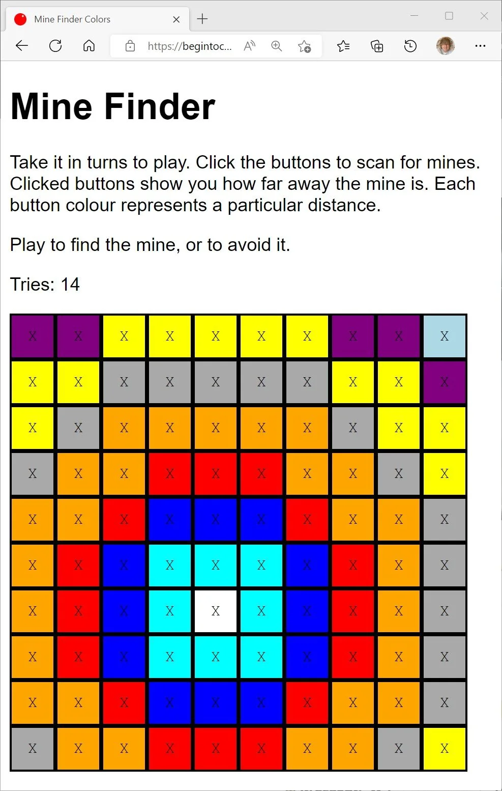 Tricky Mine Finder — robmiles.com