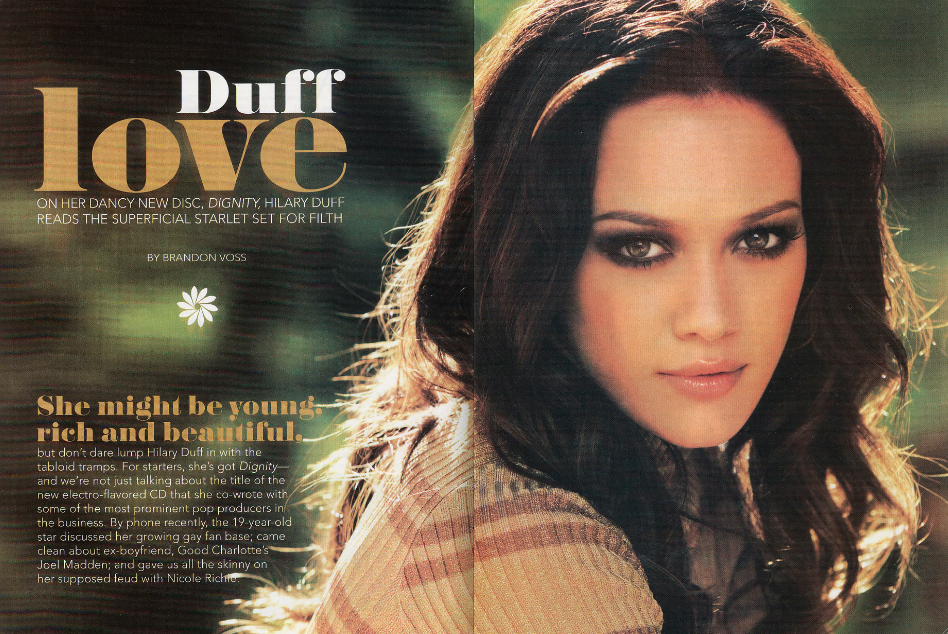 Hilary Duff: Duff Love — Brandon Voss