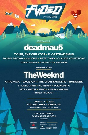 FVDED In The Park 2015 — EDM Canada