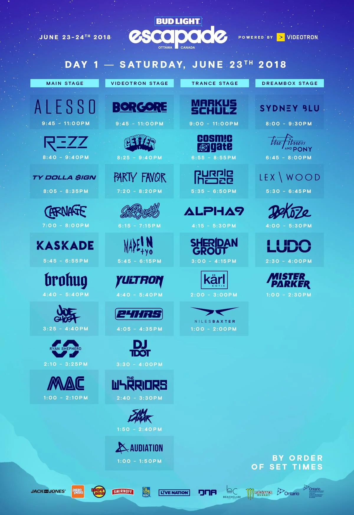 Escapade Music Festival 2018 — EDM Canada