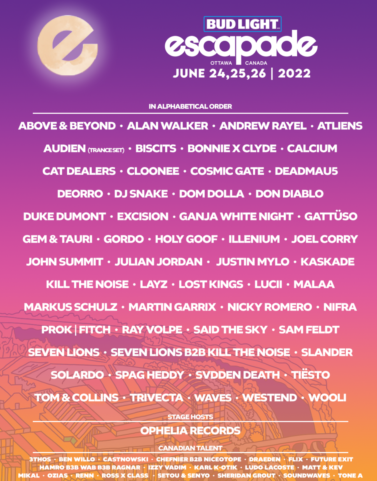 Escapade Music Festival 2020 — EDM Canada